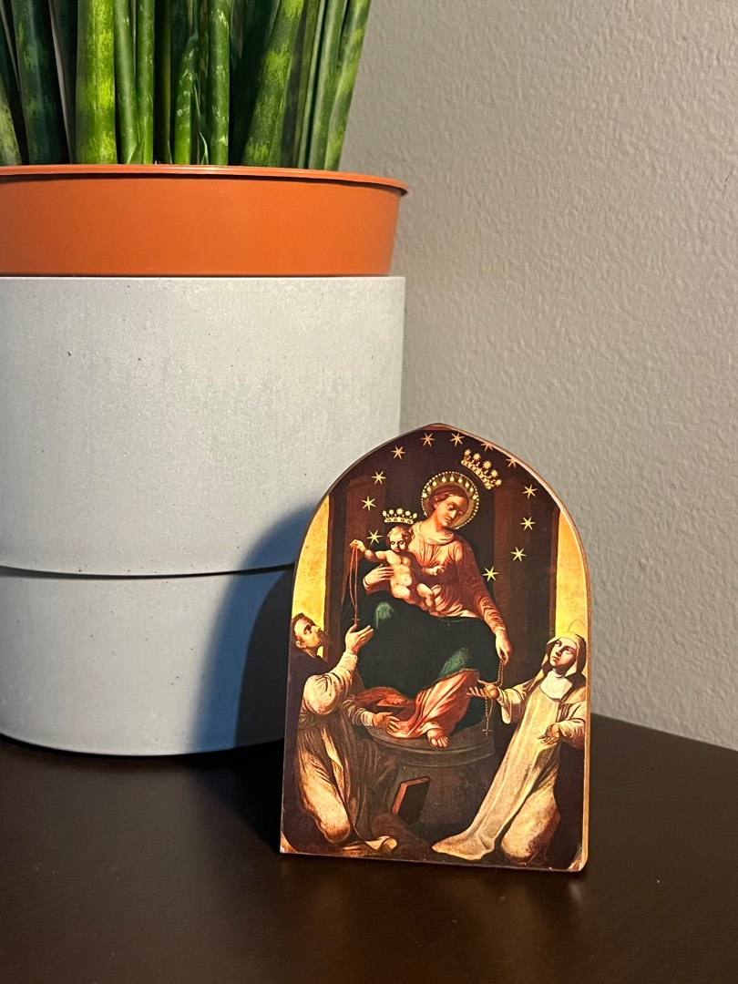 Our Lady of Pompeii Desk Shrine, Hobbies & Toys, Memorabilia ...