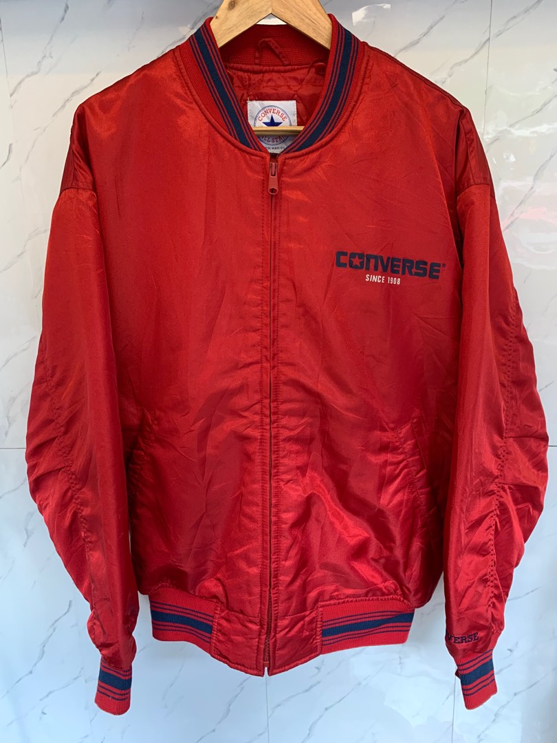Vintage Varsity Jacket Converse, Men's Fashion, Coats, Jackets and ...