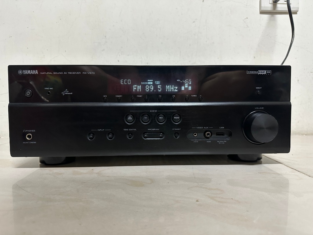 YAMAHA RX V573 收音/AV/網路/環繞擴大機 HDMI家庭劇院 7.1聲道 3D藍光4K 全新副廠遙控器, 耳機及錄音音訊設備 ...