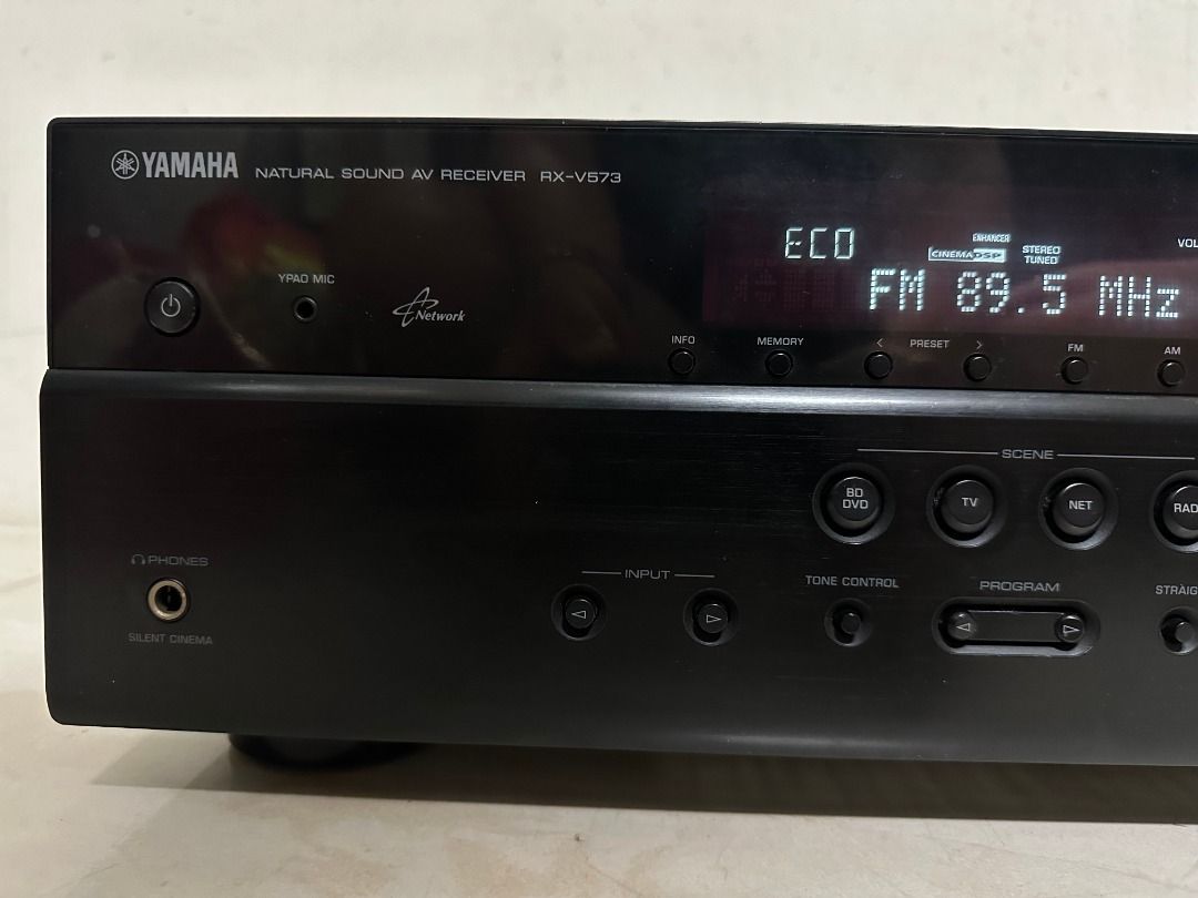 YAMAHA RX V573 收音/AV/網路/環繞擴大機 HDMI家庭劇院 7.1聲道 3D藍光4K 全新副廠遙控器, 耳機及錄音音訊設備 ...