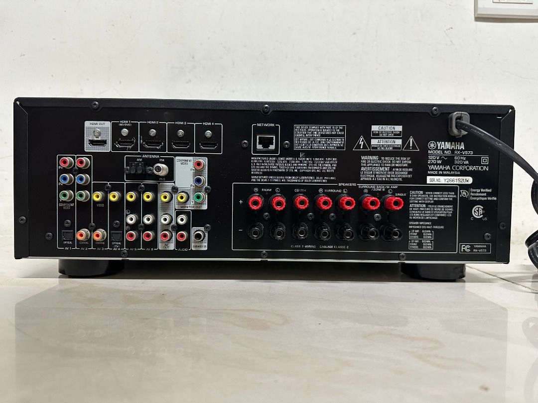 YAMAHA RX V573 收音/AV/網路/環繞擴大機 HDMI家庭劇院 7.1聲道 3D藍光4K 全新副廠遙控器, 耳機及錄音音訊設備 ...