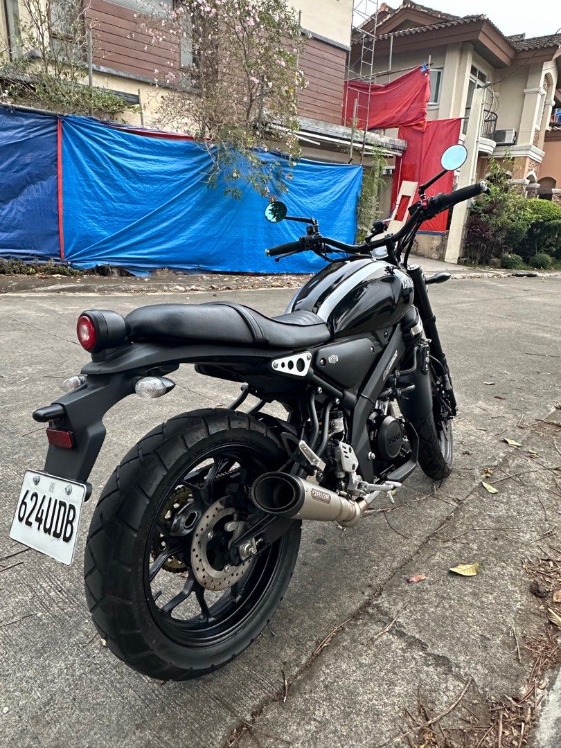 Yamaha xsr 155 matte black, Motorbikes, Motorbikes for Sale on Carousell