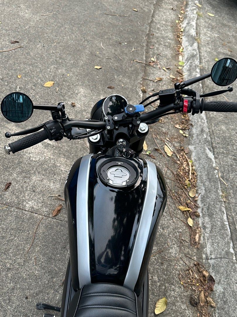 Yamaha xsr 155 matte black, Motorbikes, Motorbikes for Sale on Carousell
