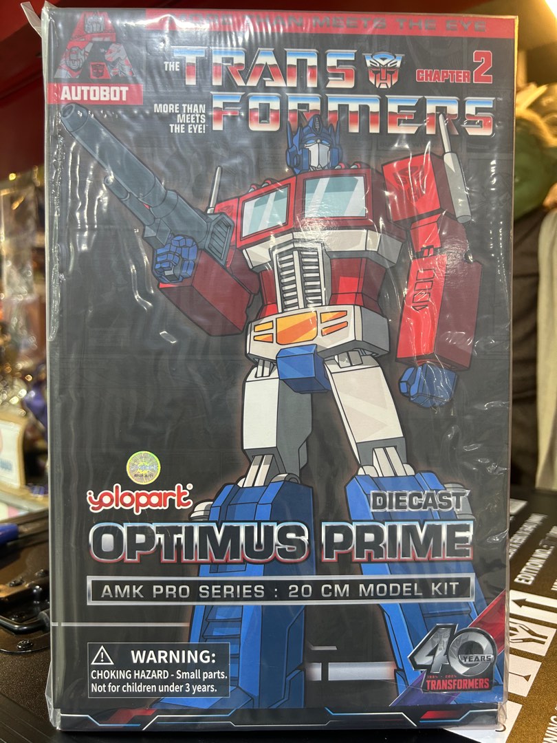 YOLOPARK TRANSFORMERS: AMK PRO 20CM OPTIMUS PRIME MODEL KIT, Hobbies ...