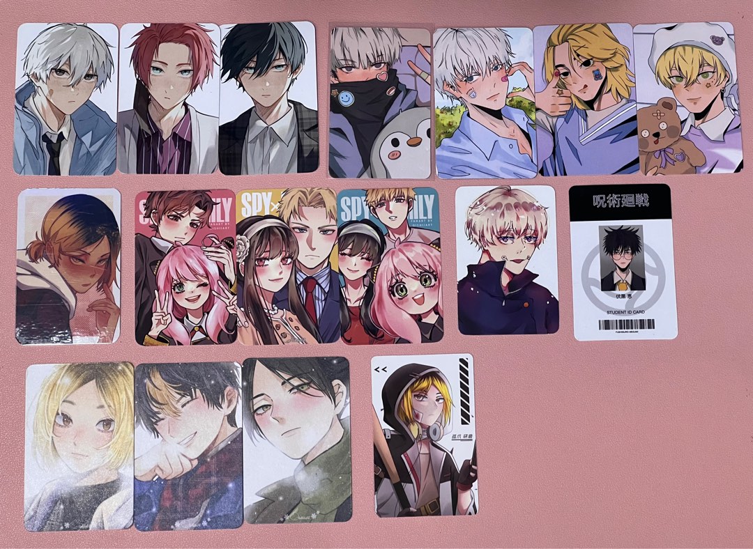 2D Characters Fanart Photocard/ Anime Photocard, Buku & Alat Tulis ...