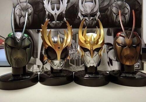 全新 魂 限定 Mask Rider Head 幪超 頭像 Kuuga 古加 古迦 Complete Set 一套4款 [共一盒] 雪梨紙未開 ...