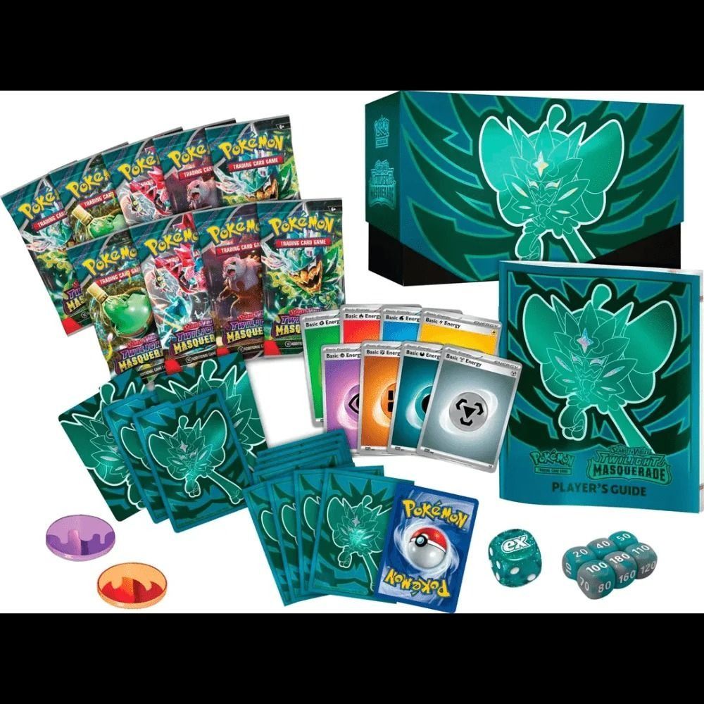 預訂 美版 Pokémon TCG: SV06 Twilight Masquerade Elite trainer Box ETB禮盒 原盒 ...
