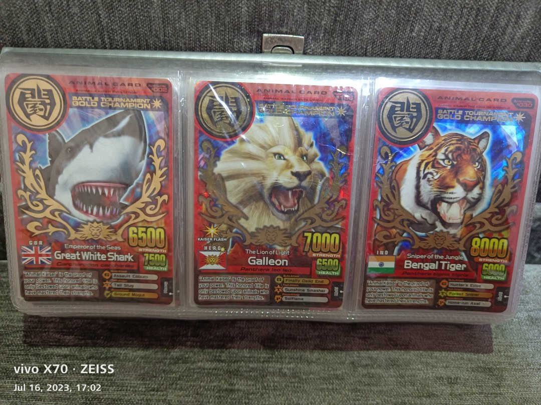 Animal Kaiser Cards, Hobbies & Toys, Toys & Games on Carousell