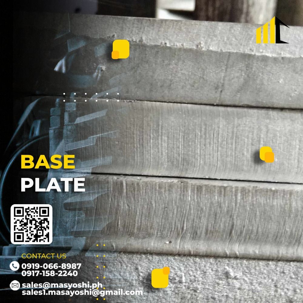 Base Plate 30cm x 30cm x 25mm THK with 2 holes in the middle 32mm ...