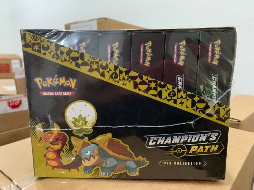 Champions Path Booster Packs Pin Collection Pokemon Pokémon Cards ...