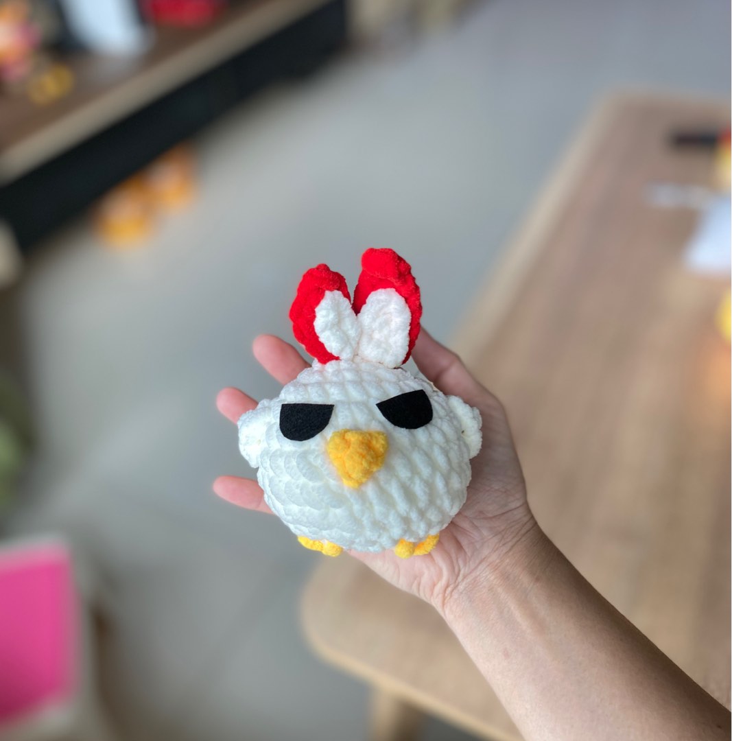 Crochet Jing Wei Honkai Impact chicken, Hobbies & Toys, Stationery ...
