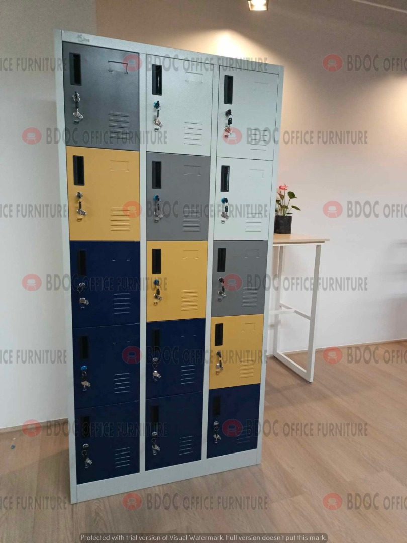 customized 4 colored door steel lockers / office partition / office ...