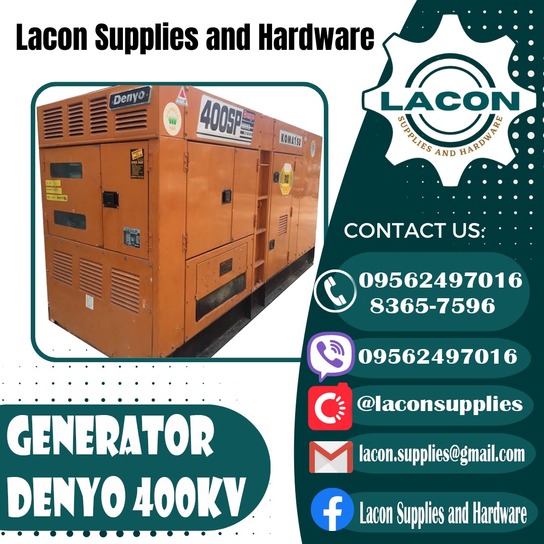 DENYO GENERATOR SET, Commercial & Industrial, Construction Tools ...