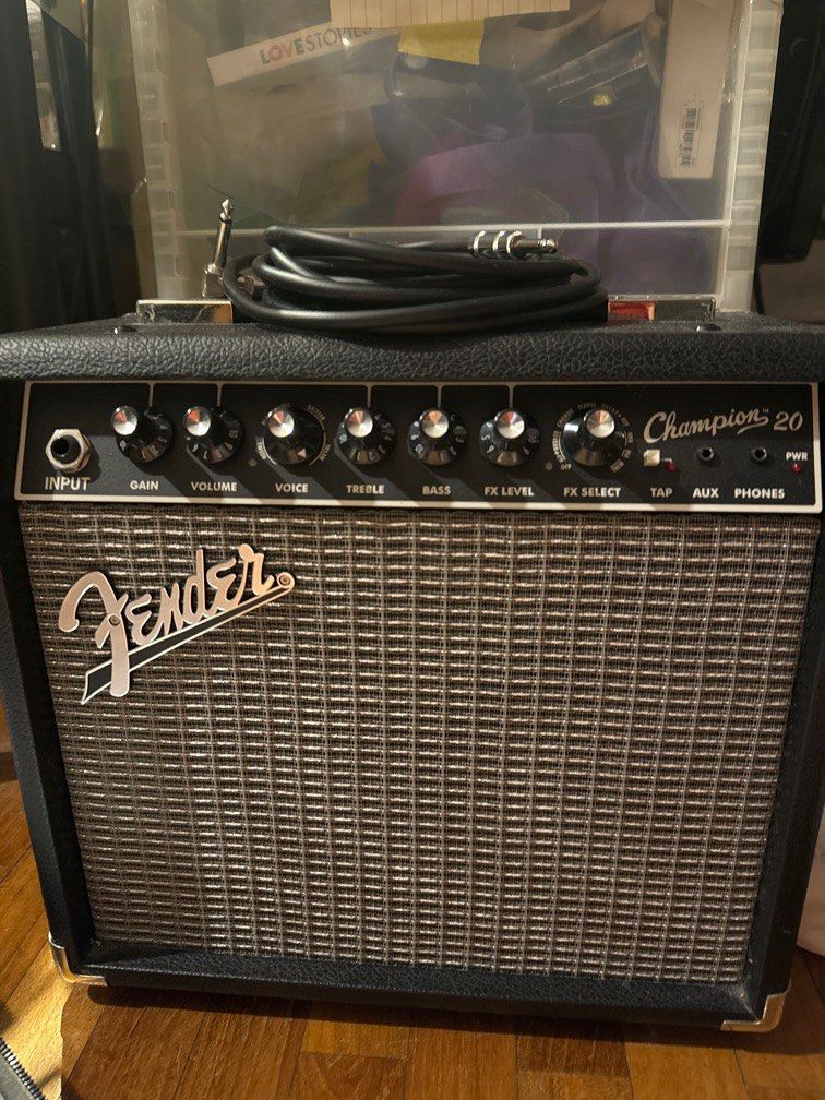 Fender Champion 20, Hobbies & Toys, Music & Media, Musical Instruments ...