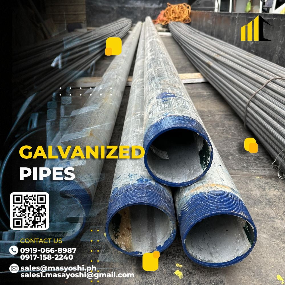 GI PIPE 1 1/2 SCH 40 / Bi pipe 3" sch 80 seamless x6m / GI PIPE 1 SCH 40, Commercial ...