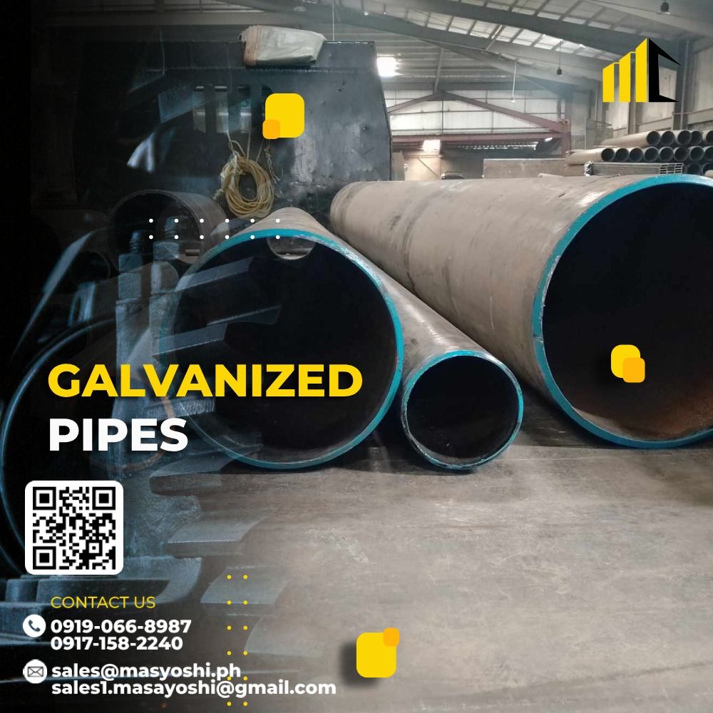 GI PIPE 2 x 3mm x 6meterS / GI PIPE 1 SCH 40, Commercial & Industrial ...