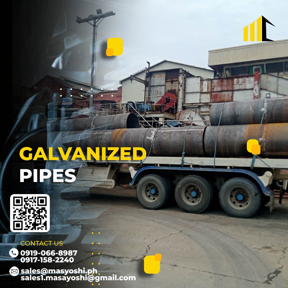 GI PIPE 2" x 6mtrs Sch. 80 / GI PIPE 1 1/2 SCH 40 / GI PIPE 1 1/2 SCH ...