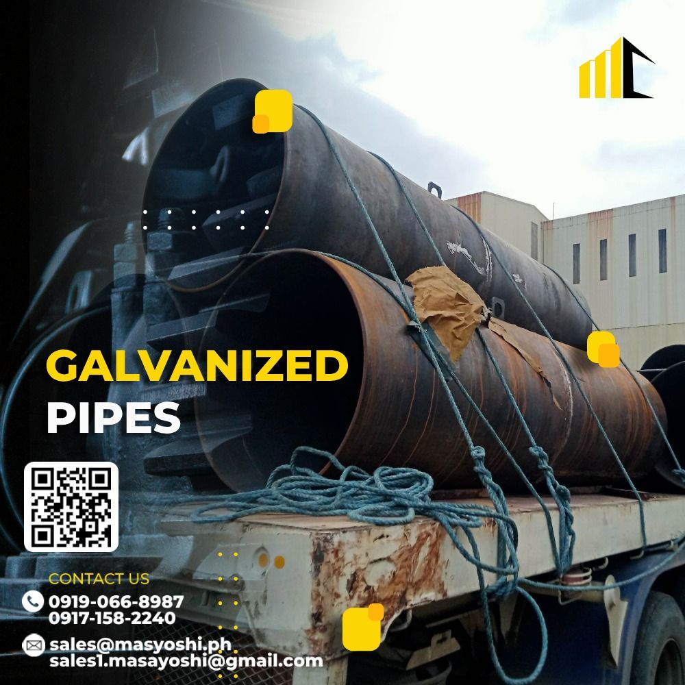 GI PIPE 2" x 6mtrs Sch. 80 / GI PIPE 1 1/2 SCH 40 / Bi pipe 10" sch 40 ...
