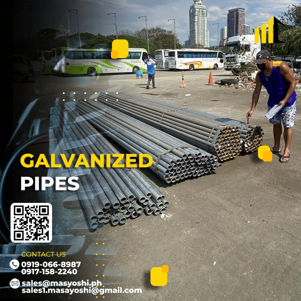 GI PIPE 2" x 6mtrs Sch. 80 / GI PIPE 1 1/2 SCH 40 / GI PIPE 1 SCH 40 ...