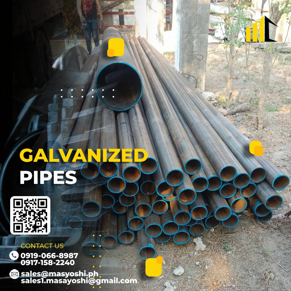 GI Pipe Sch 40 6M 2" / GI Pipe Sch 40 6M 4" / Gi pipe 2" sch 40 superior brand x6m welded ...