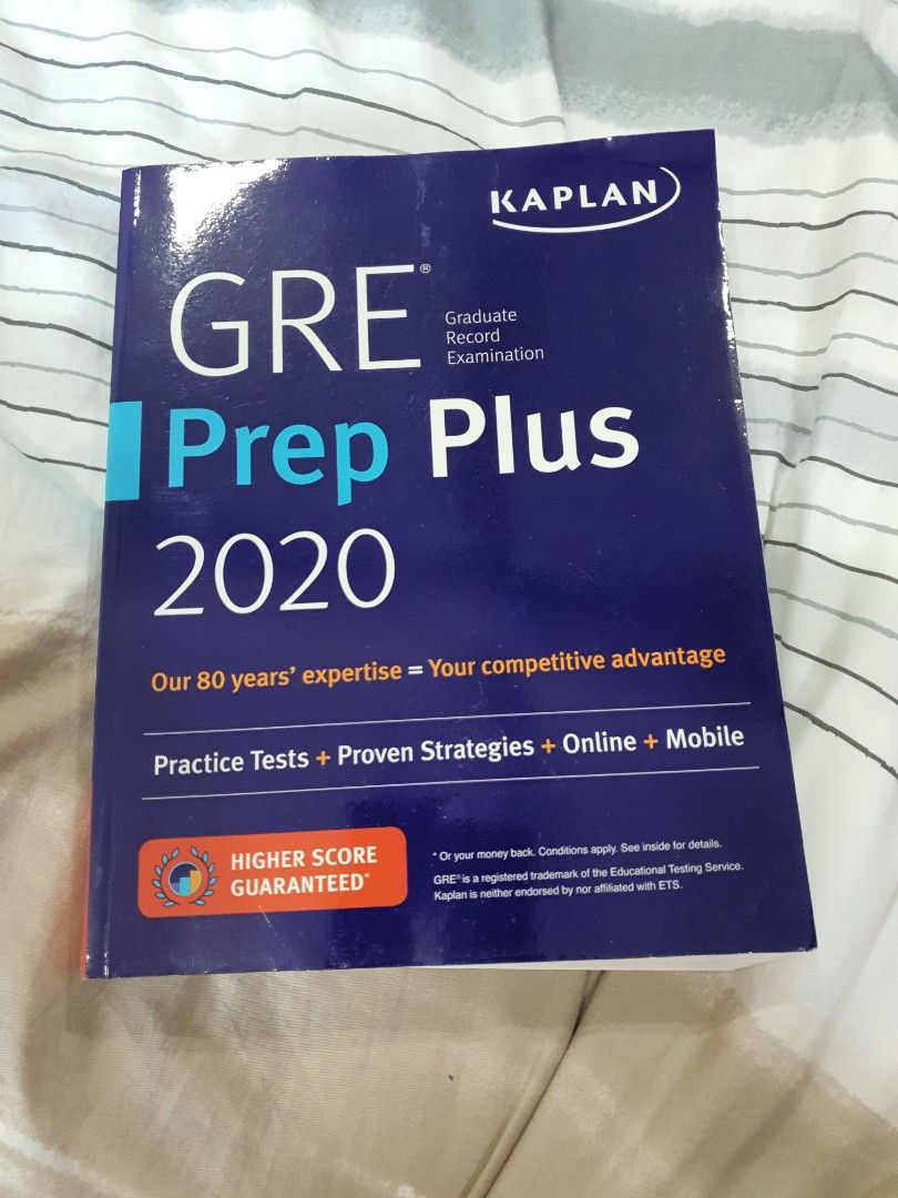 GRE Prep Plus KAPLAN, Hobbies & Toys, Books & Magazines, Textbooks on ...