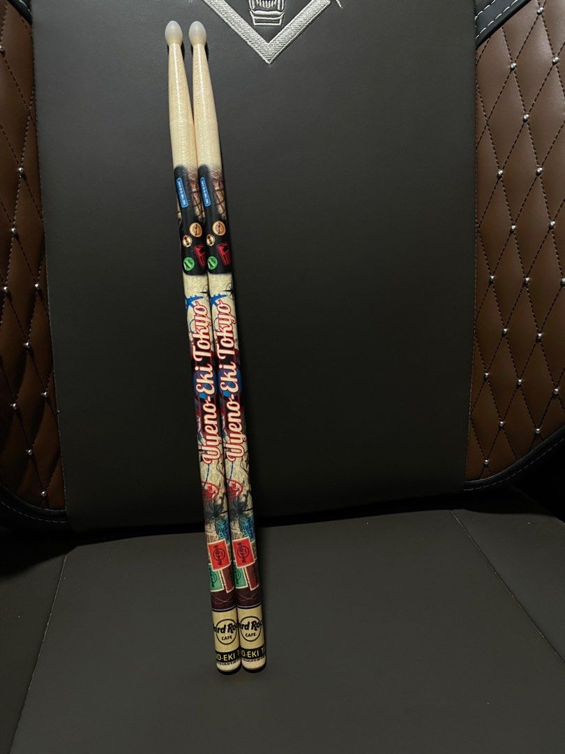 Hard Rock Cafe Drumsticks - Tokyo Ueno series, Hobbies & Toys, Music ...