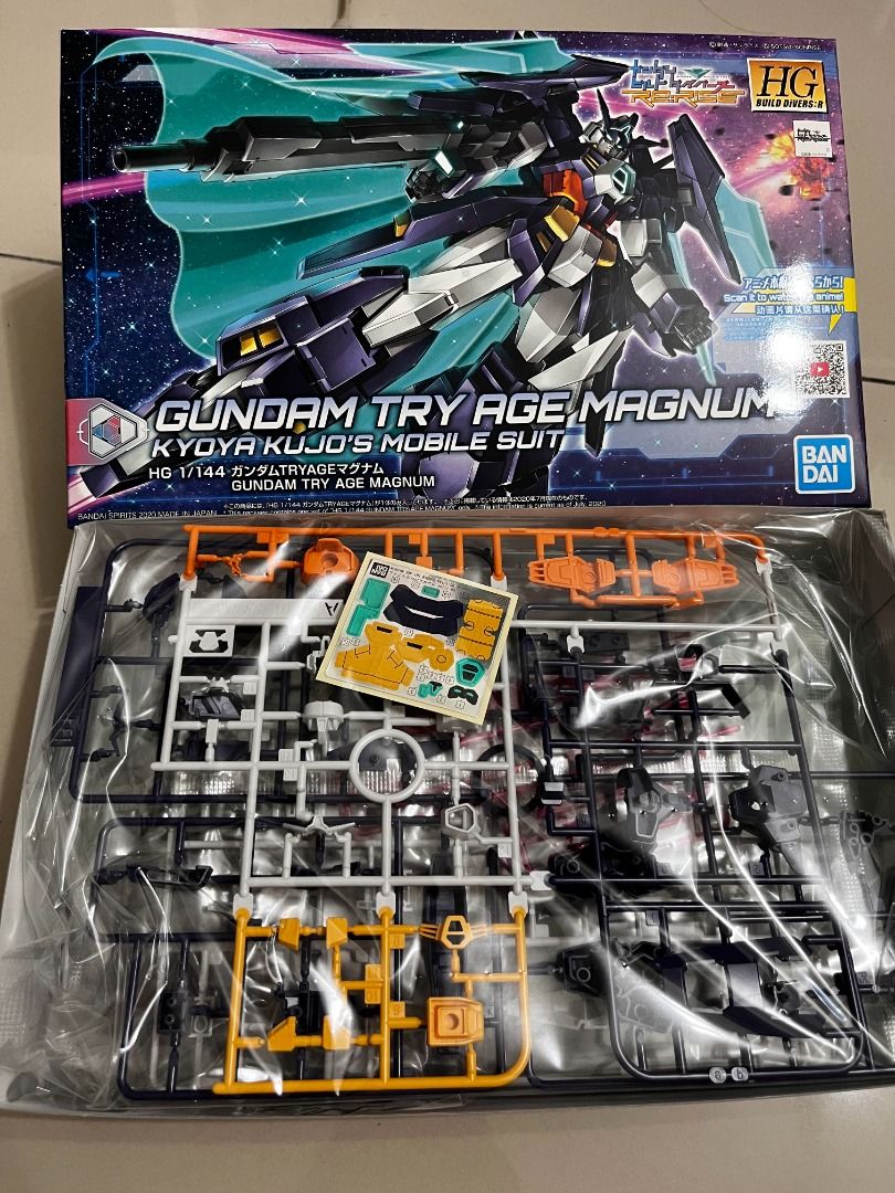 Hg Gundam Try Age Magnum Hobbies And Toys Toys And Games On Carousell