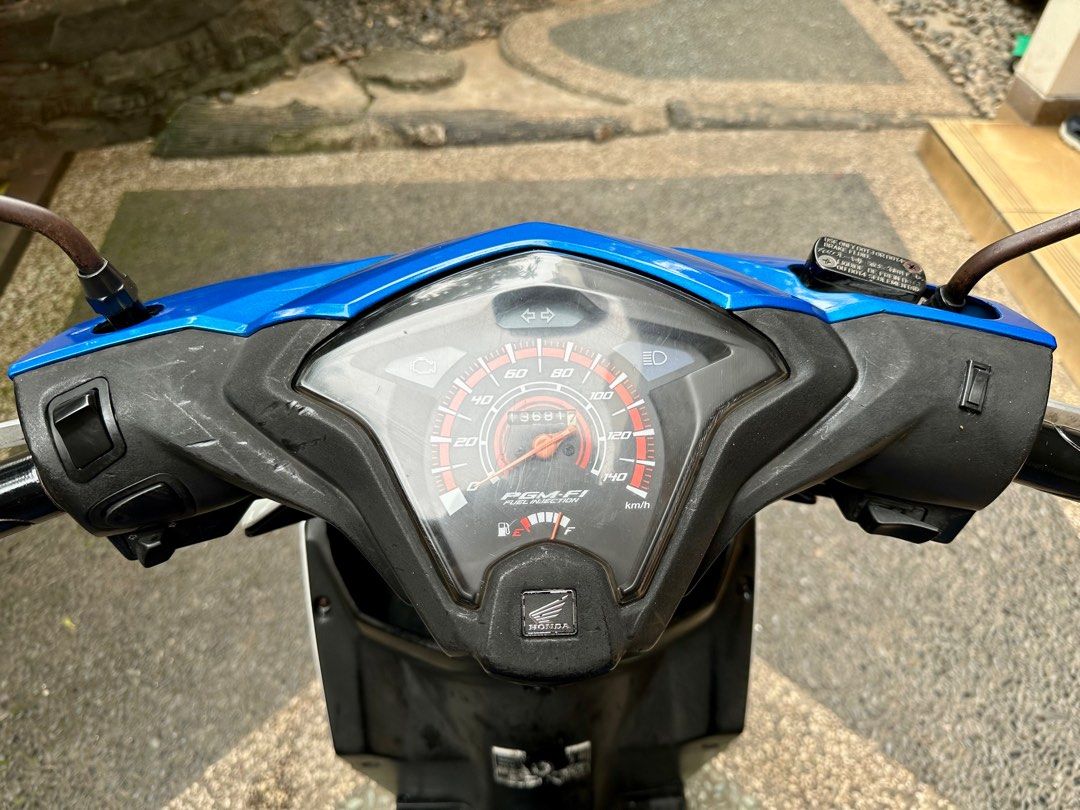 Honda Beat ESP FI 2016 Biru Putih Metalik Orisinil like new, Motor di ...