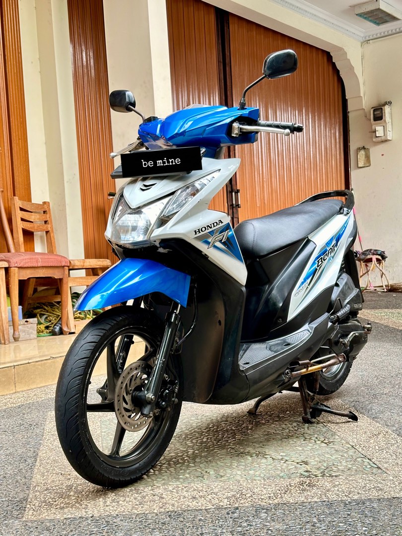 Honda Beat ESP FI 2016 Biru Putih Metalik Orisinil like new, Motor di ...