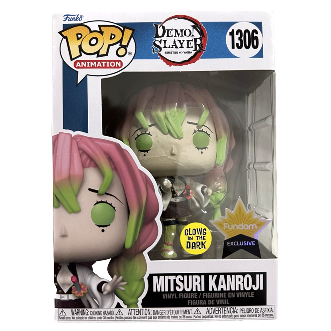 Funko Pop Demon Slayer Mitsuri Kanroji Glow in the Dark Fundom ...