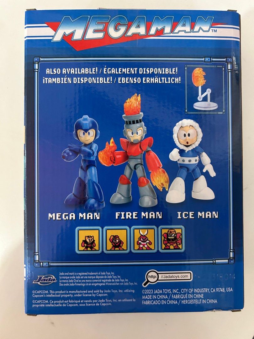 JADA TOYS MEGAMAN MEGA MAN - Fire Man ACTION FIGURE, Hobbies & Toys ...
