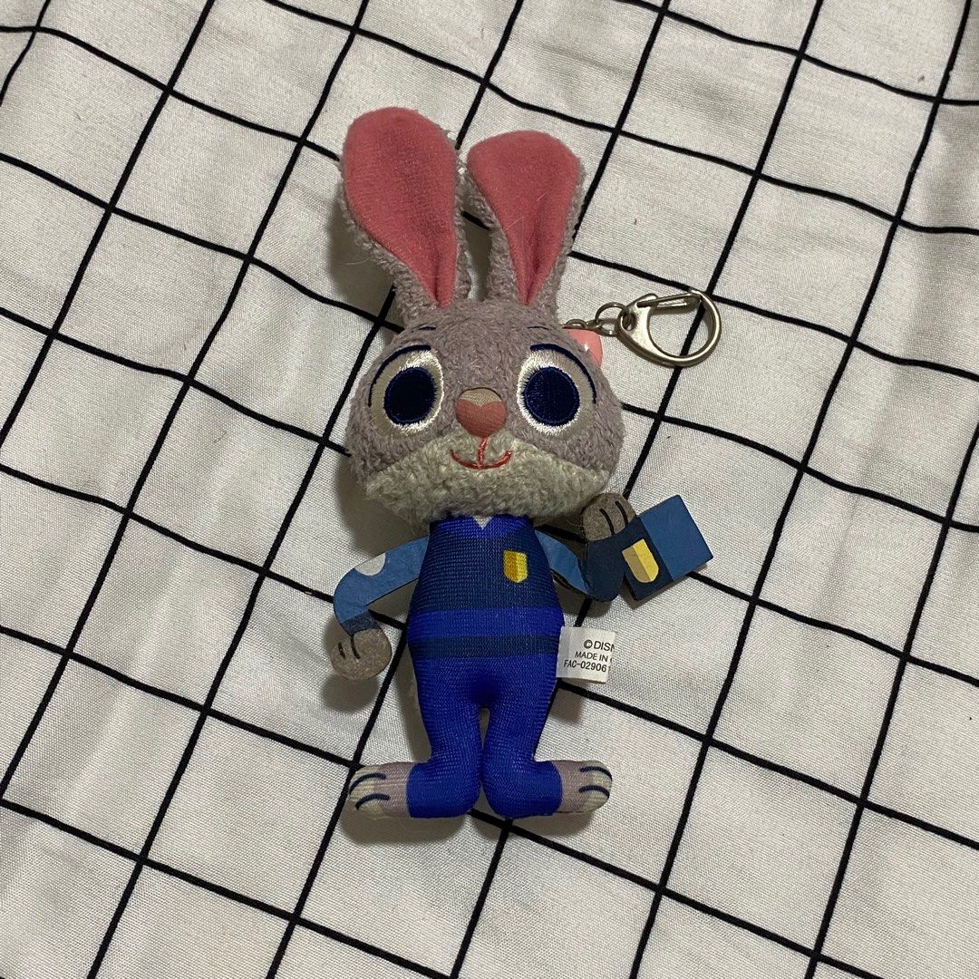 Disney Judy Zootopia Keychain Plush, Hobbies & Toys, Toys & Games on ...