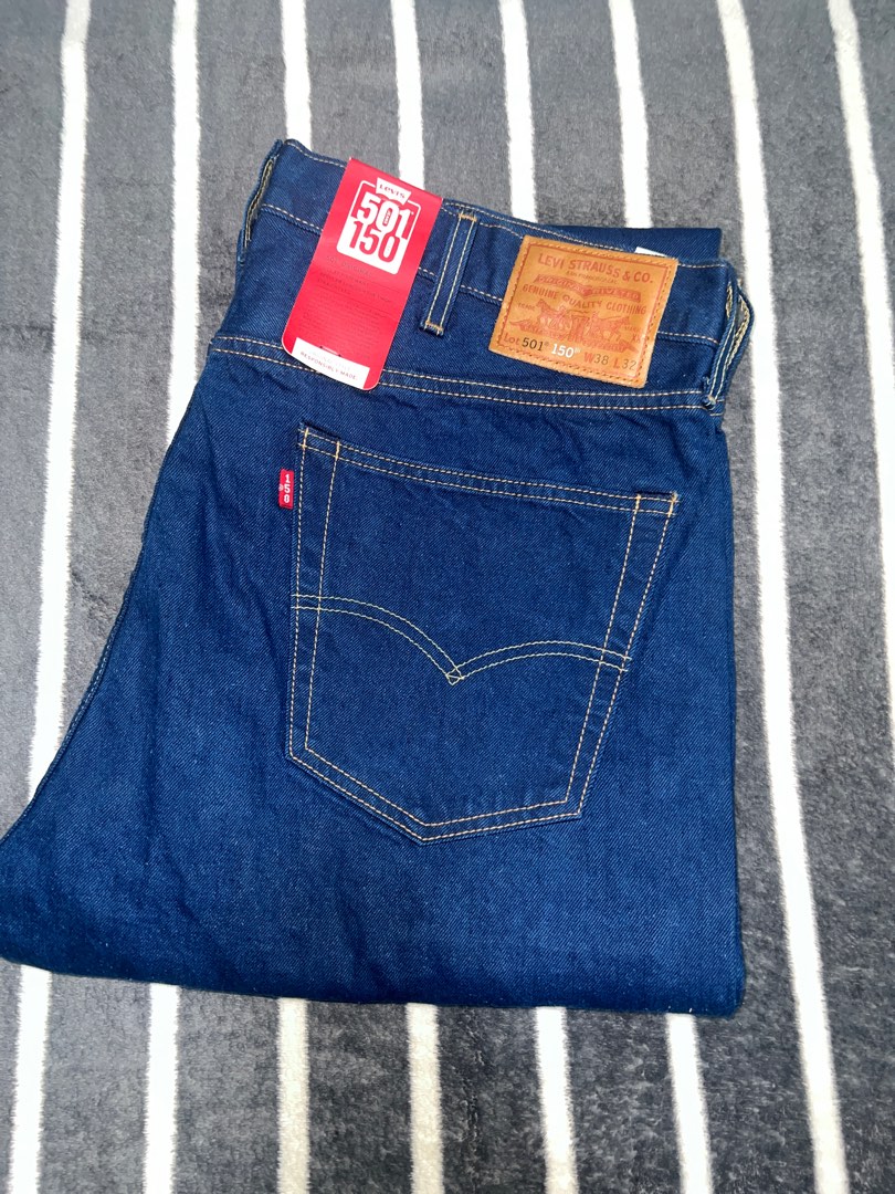 Levis 501 Selvedge 150th Anniversary, Men's Fashion, Bottoms, Jeans on ...