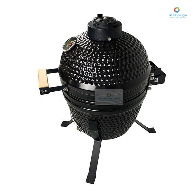 MAKINA Kamado Grill, 13 inch Mini BBQ Grill Ceramic Bbq Charcoal Grills ...
