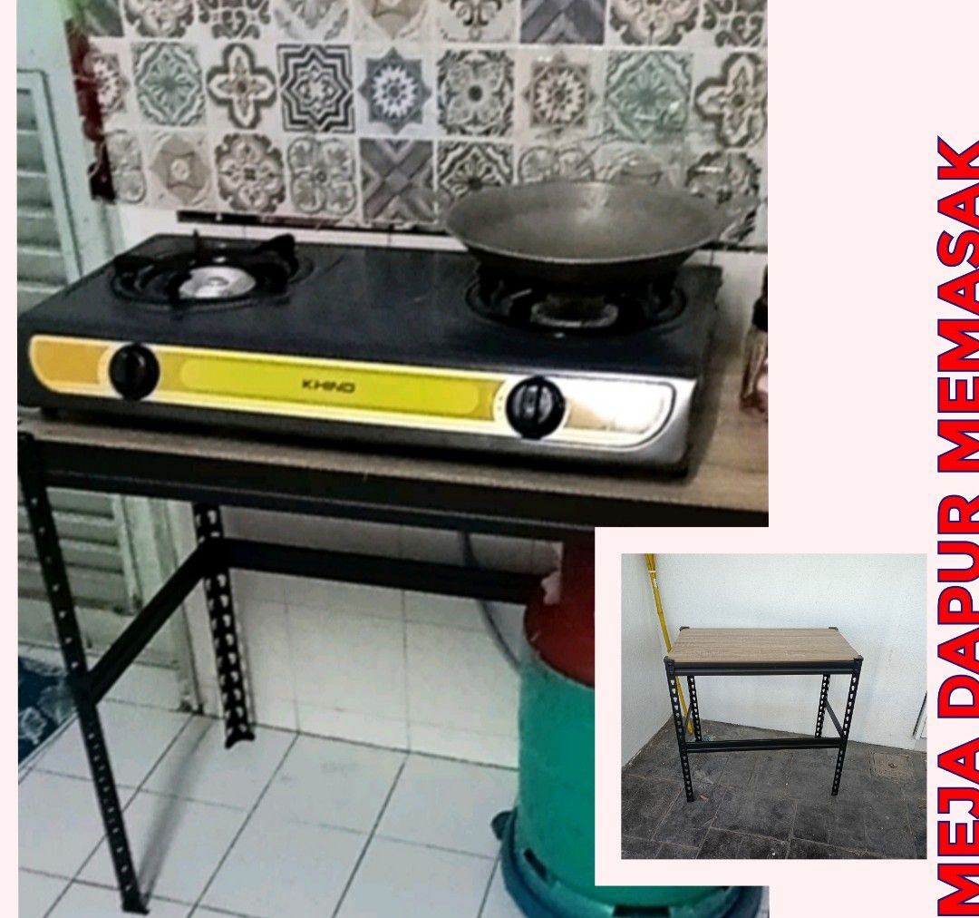Meja dapur DAPUR MEMASAK gas, Furniture & Home Living, Furniture, Other ...
