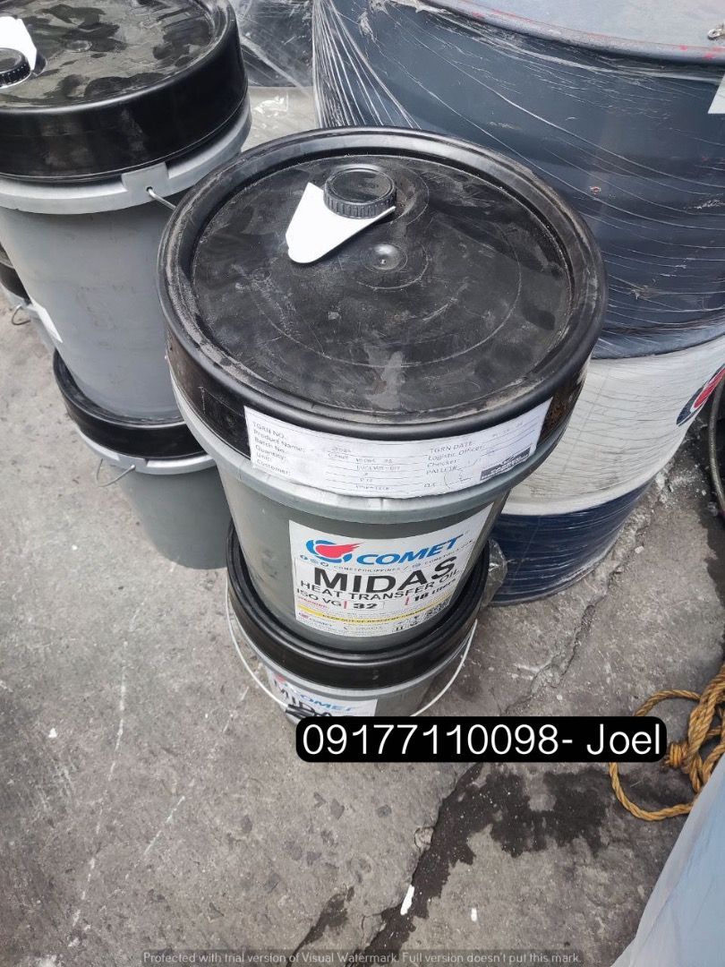 MIDAS HEAT TRANSFER OIL, Commercial & Industrial, Industrial Equipment ...