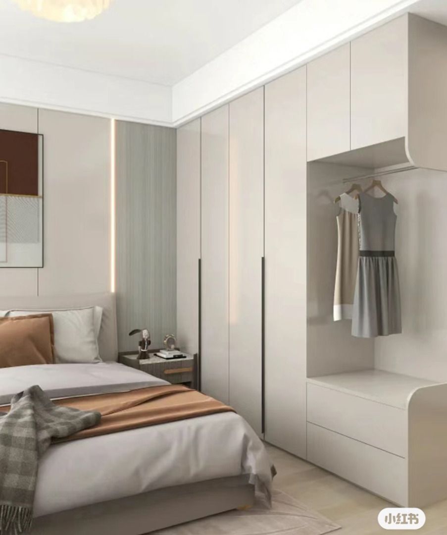 Modular Wardrobe Cabinet for HDB BTO Condo *Free 3D, Furniture & Home ...