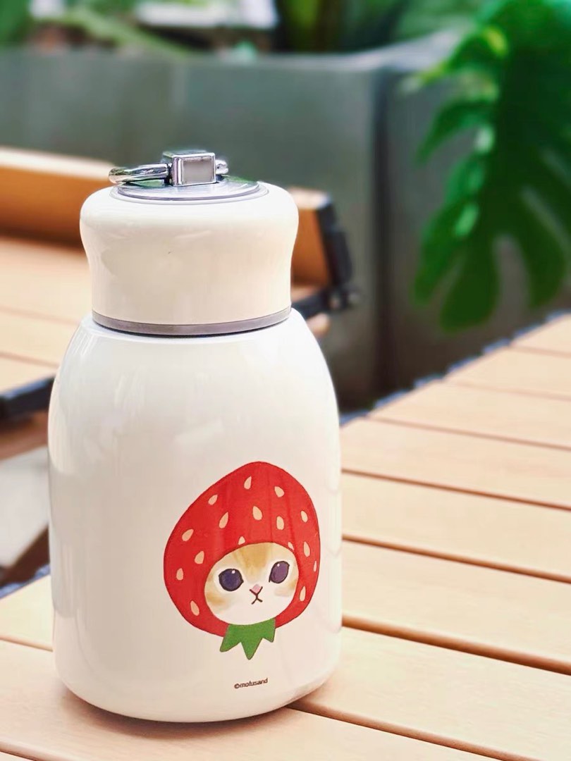 [VDAY GIFT] Mofusand Naixue Cat Strawberry Tumbler 300ml Birthday Cute Gift Idea Girlfriend Day ...