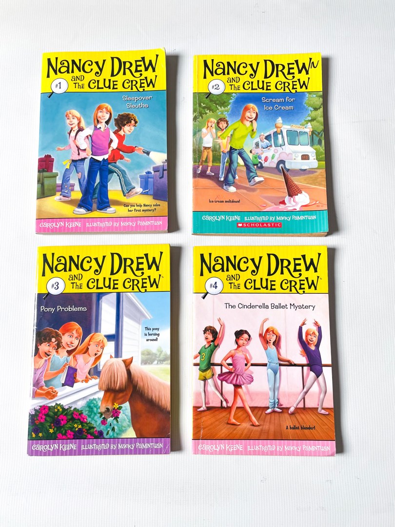 Nancy Drew The Clue Crew Books 1-4, Hobbies & Toys, Books & Magazines ...