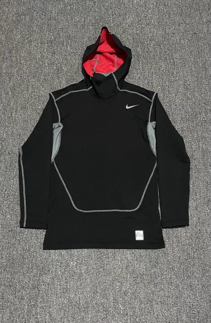 NIKE Jaket Running Pro Combat Hyperwarm Dri-Fit Max Size L Fulltage ...