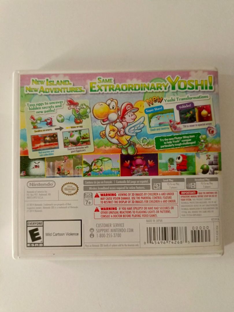 NINTENDO YOSHI'S NEW ISLAND'S, Video Gaming, Video Games, Nintendo on ...