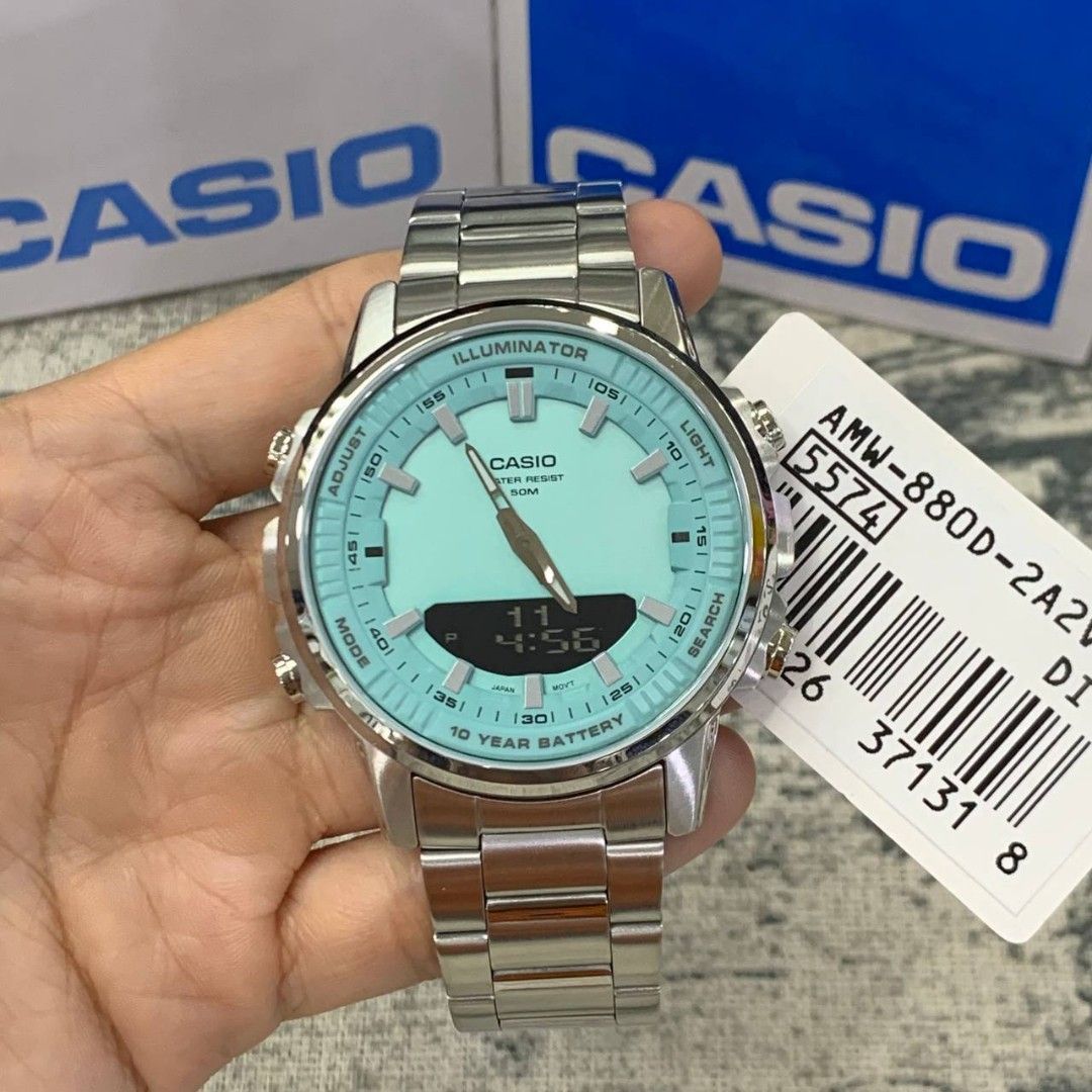 Original Casio AMW-880D, Men's Fashion, Watches & Accessories, Watches ...