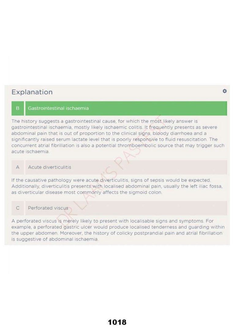 PASTEST MRCS PART 1 PAST YEARS QUESTIONS AND ANSWERS, Hobbies & Toys ...