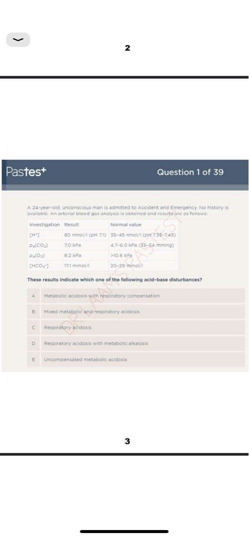 PASTEST MRCS PART 1 PAST YEARS QUESTIONS AND ANSWERS, Hobbies & Toys ...
