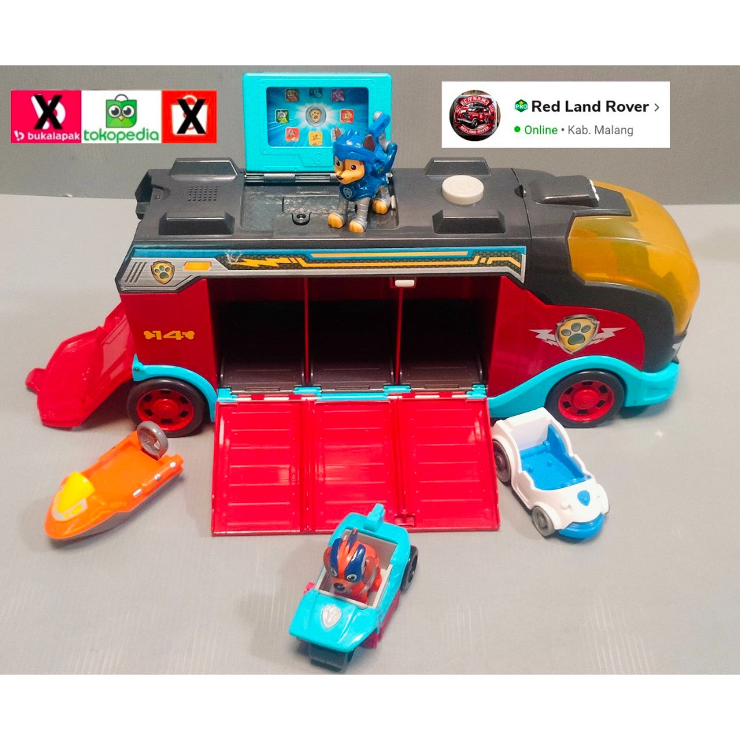 Paw Patrol Mission Cruiser Truck Vehicle Bus RV Electronic Sounds, Toys & Collectibles, Lainnya ...