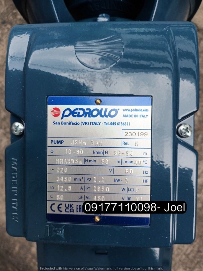 Pedrollo italy jet booster pump, Commercial & Industrial, Construction ...