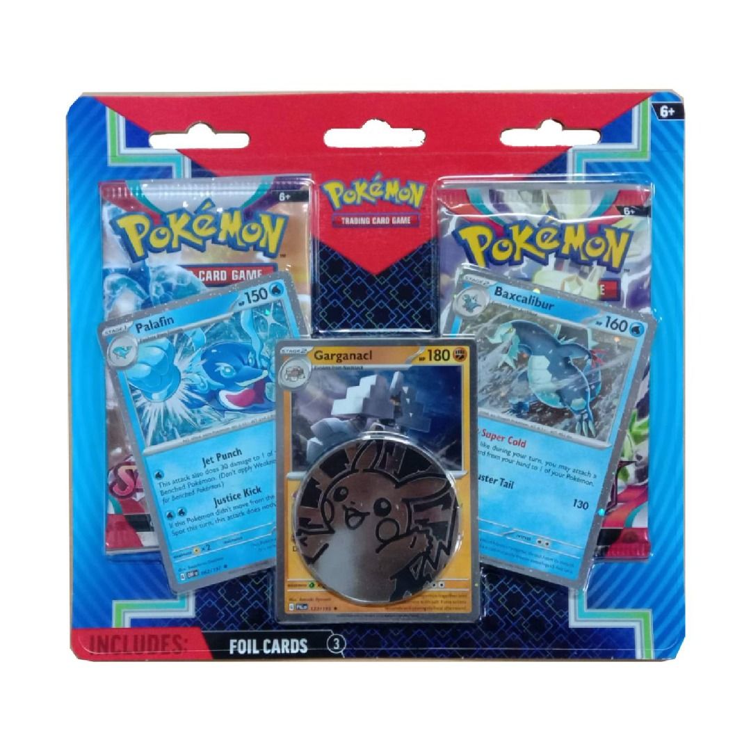Pokemon Enhanced 2-Pack Blister - Palafin, Garganacl, Baxcalibur ...