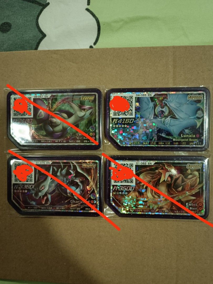 Pokemon gaole mega latias, Lunala, mega charizard, entei, Hobbies ...