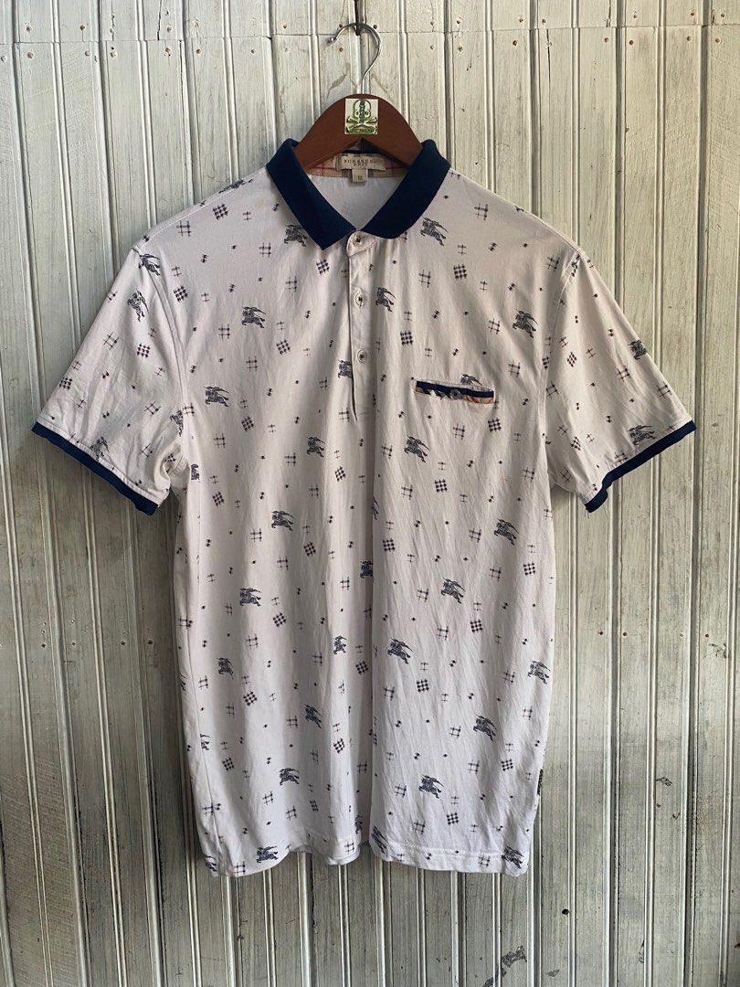 Polo Shirt Burberry Brit Full Print. Not pred ferry , lacoste,cpcompany ...