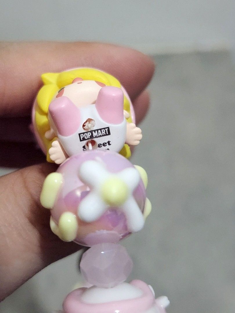 Popmart mini figure diy keychain phone strap Sanrio Labubu Dimoo skull ...